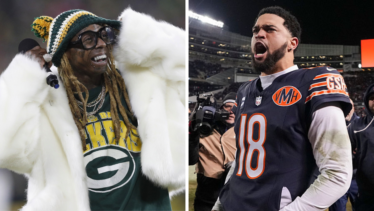 Caleb Williams & Lil Wayne Call A Truce After Rapper's Bears-Packers ...