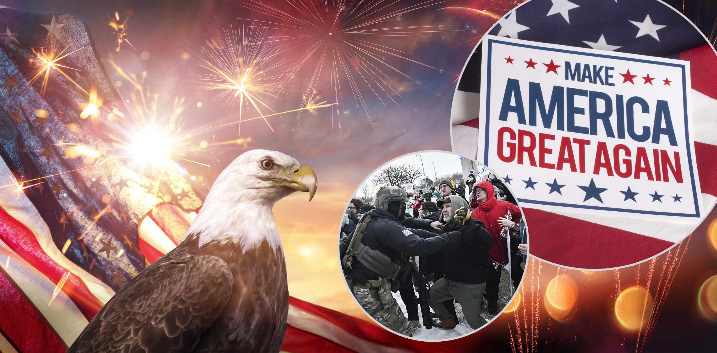 Scumbag LIBS Get Lit Up By Flag-Carrying Patriot At Anti-ICE Protest ...