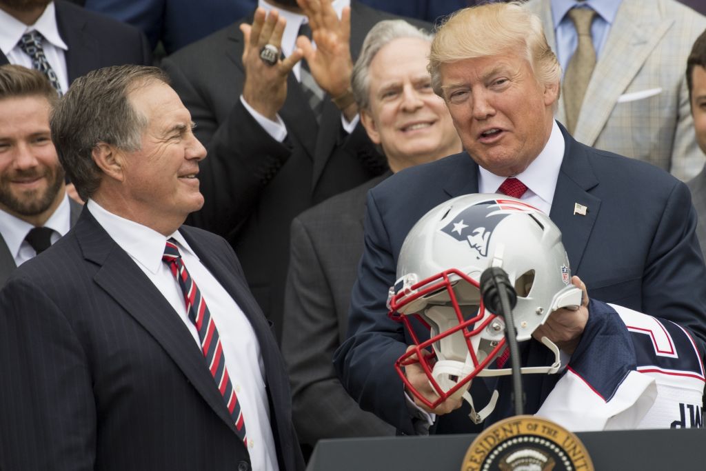 President Donald Trump Calls Bill Belichick Hall Of Fame Snub ...